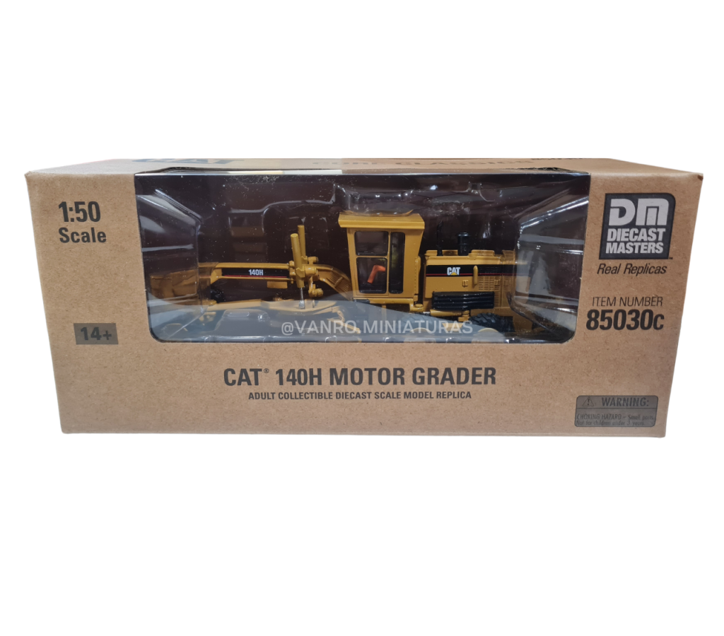 Motoniveladora Cat. 140H – Diecast Masters – VANRO MINIATURAS